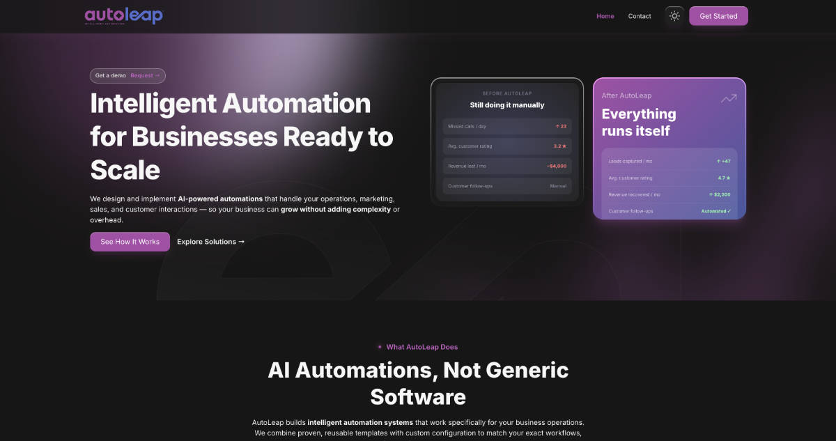 AutoLeap | Smart Business Automations.